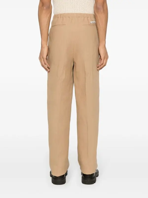 Fendi Canvas Straight-leg Trousers