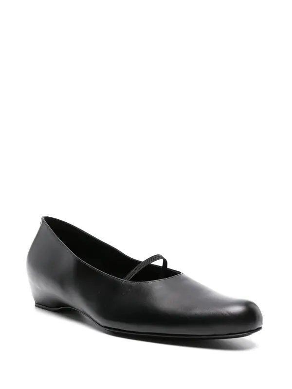 THE ROW Leather Ballerina Flats