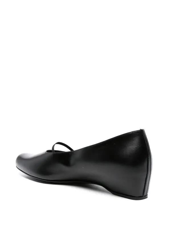 THE ROW Leather Ballerina Flats