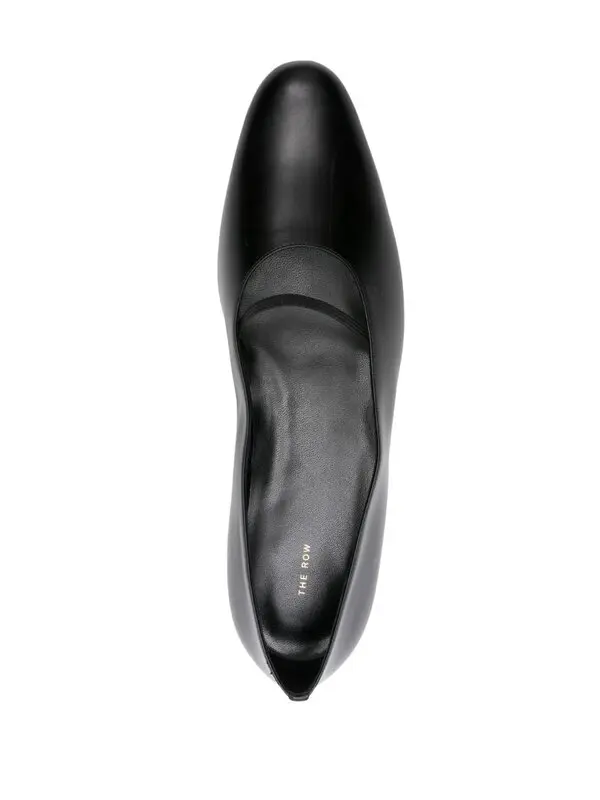 THE ROW Leather Ballerina Flats