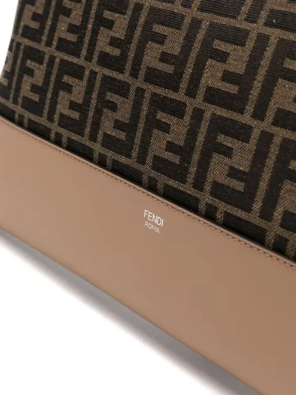 Fendi Ff-jacquard Clutch Bag