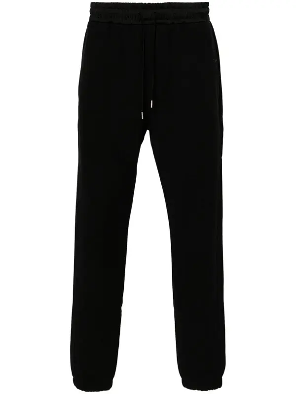 Saint Laurent Logo-embroidered Track Pants - Black