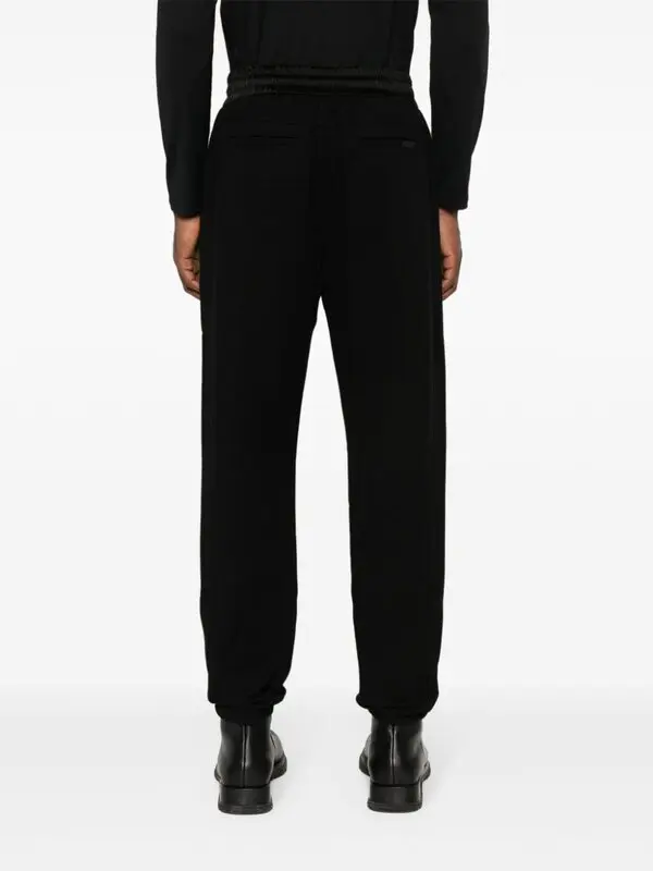 Saint Laurent Logo-embroidered Track Pants - Black