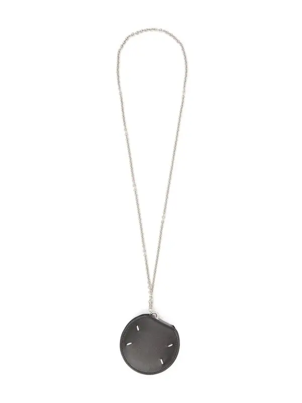 MAISON MARGIELA Mirror Leather Chain-pocket - Black