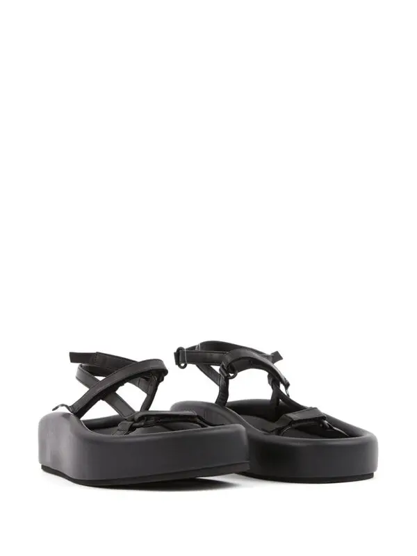 MAISON MARGIELA Webbing Leather Sandals - Black