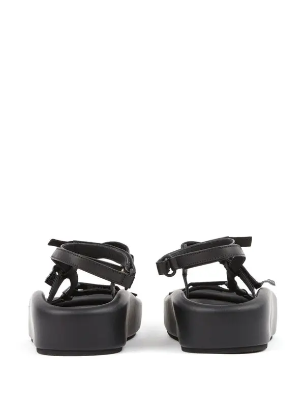 MAISON MARGIELA Webbing Leather Sandals - Black