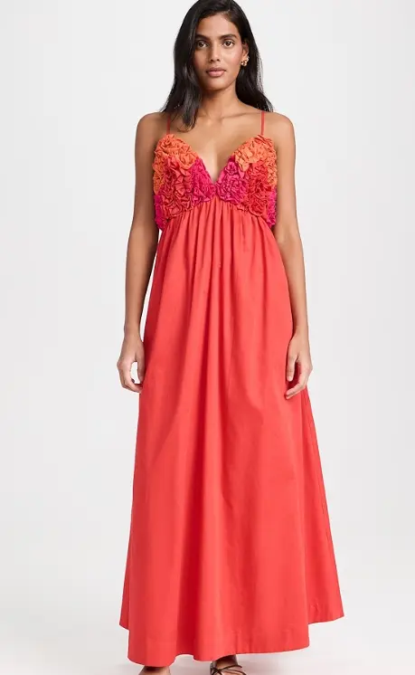 maxi dresses for plus size women Kylie Plus Size Blue Floral Chiffon Maxi Dress Hello Curve