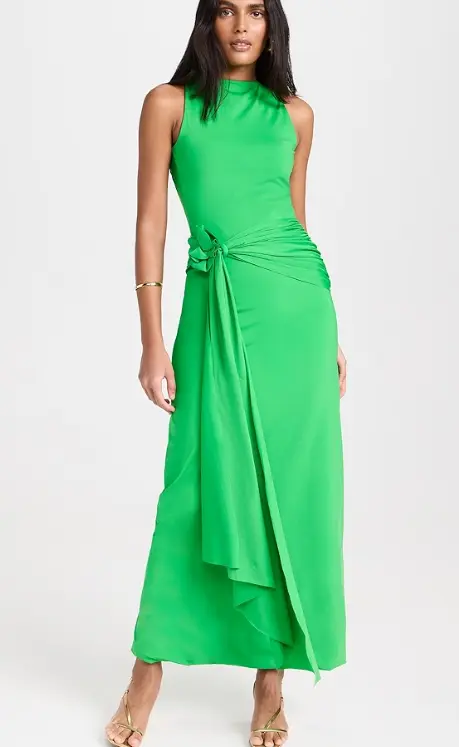 Maygel Coronel Tirso Dress In Spring Green - 30% Off | Editorialist