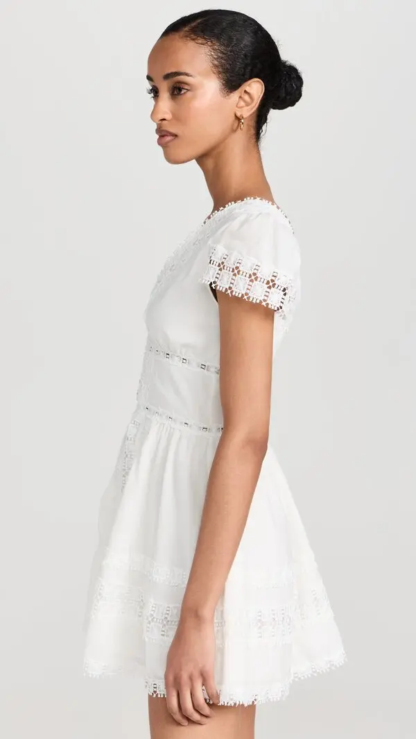 Peixoto Piper Mini Dress - White | Editorialist