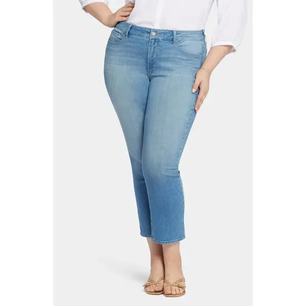 NYDJ Marilyn High-waist Ankle Straight Leg Jeans - Mesmerize