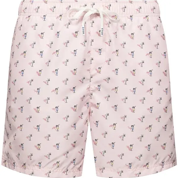 Eton Drinks Swim Trunks - Pink/red