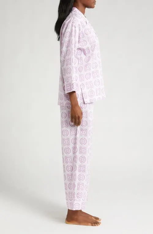 Natori The Getaway Cotton Pajamas - Light Orchid
