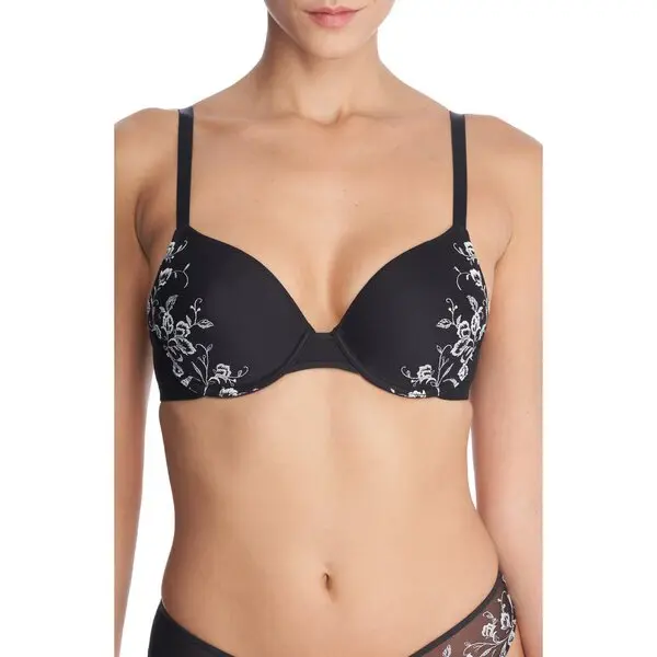 Natori Flawless Underwire Contour Bra - Black