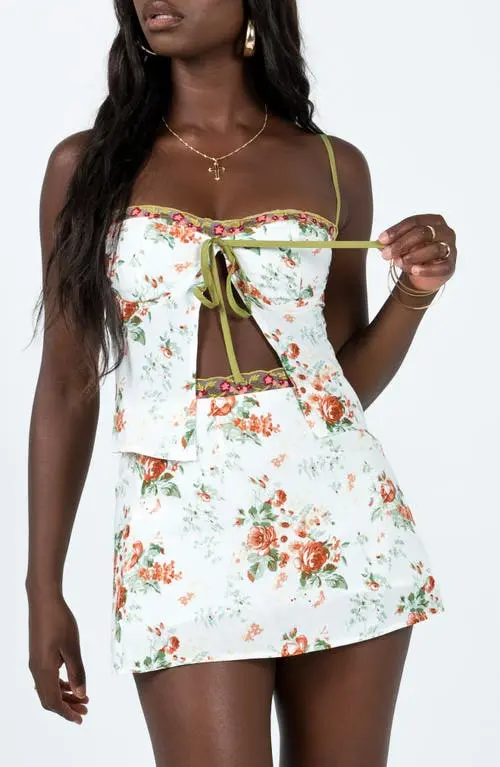 Princess Polly Ringa Rosey Tie Front Camisole