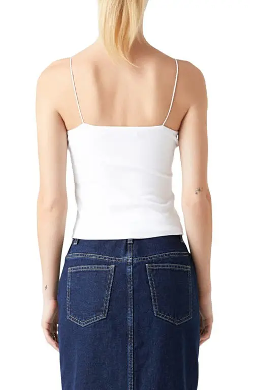 GREY LAB Jersey Camisole - White