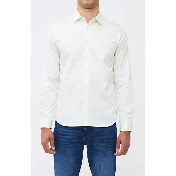 French Connection Poplin Button-up Shirt - White