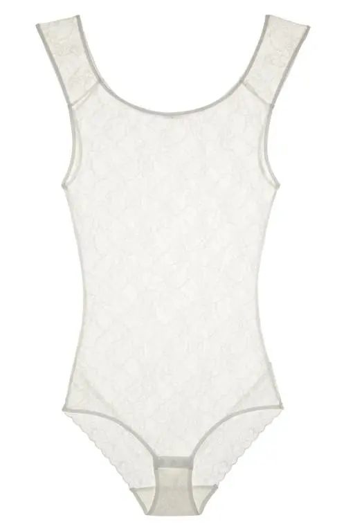 Natori Bliss Allure Lace Bodysuit - White