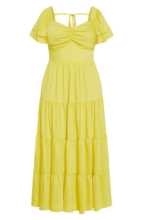 City Chic Ariella Tiered Dress