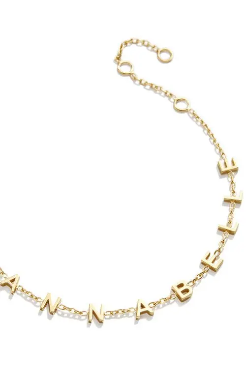 Baublebar Pisa Custom Letter Charm Bracelet