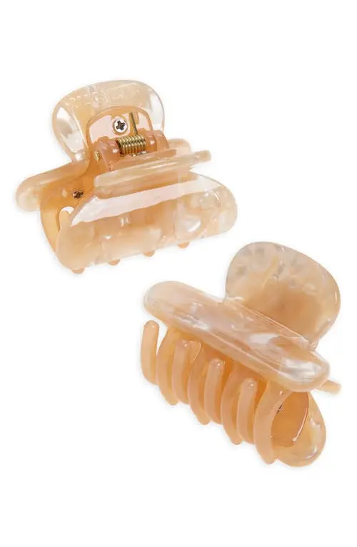 MACHETE 2-pack Heirloom Claw Clips - Peach Shell