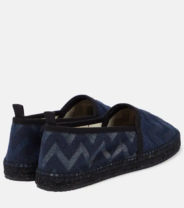 Missoni Elle Zig Zag Espadrilles - Blue