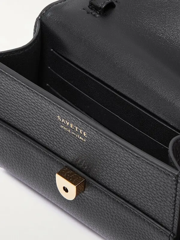 Savette Symmetry Textured-leather Wallet