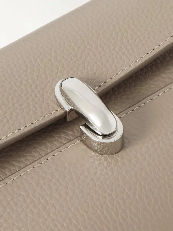 Savette Symmetry Textured-leather Wallet - Neutrals