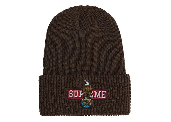 Supreme Eagle Beanie - Brown