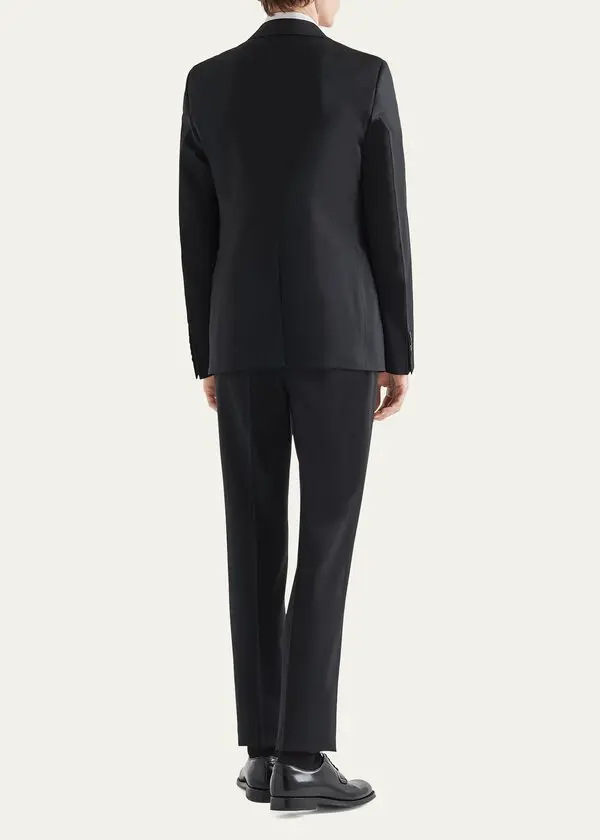 Prada Wool-mohair Solid Suit