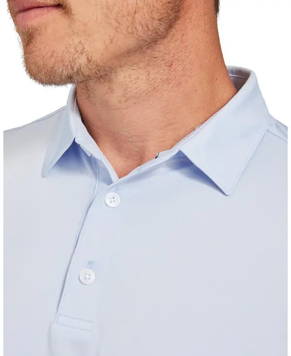 Mizzen+main Versa Short Sleeve Polo - Sky Solid