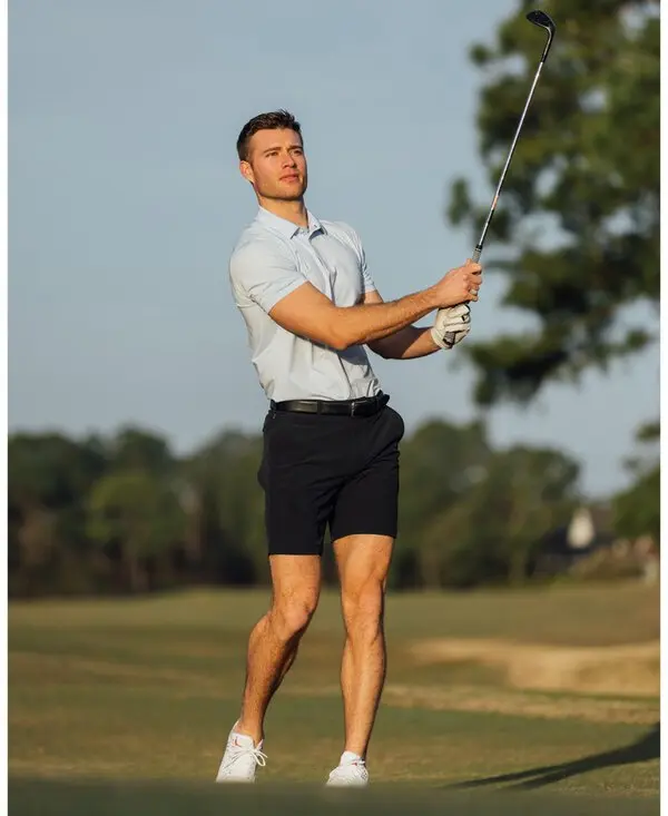Mizzen+main Versa Short Sleeve Polo - Sky Solid