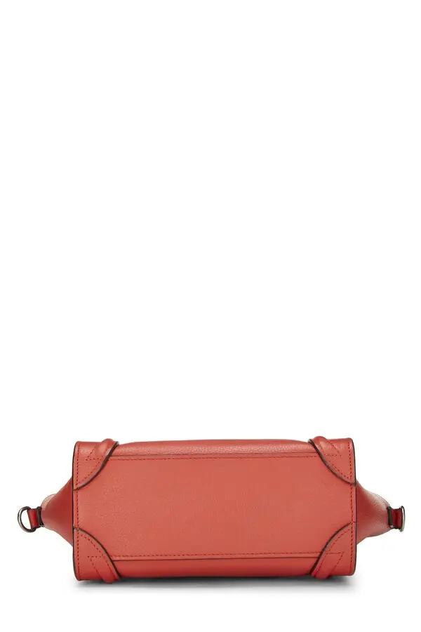 Celine Luggage Tote - Red