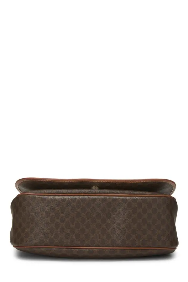 Celine Coated Canvas Macadam Messenger Bag