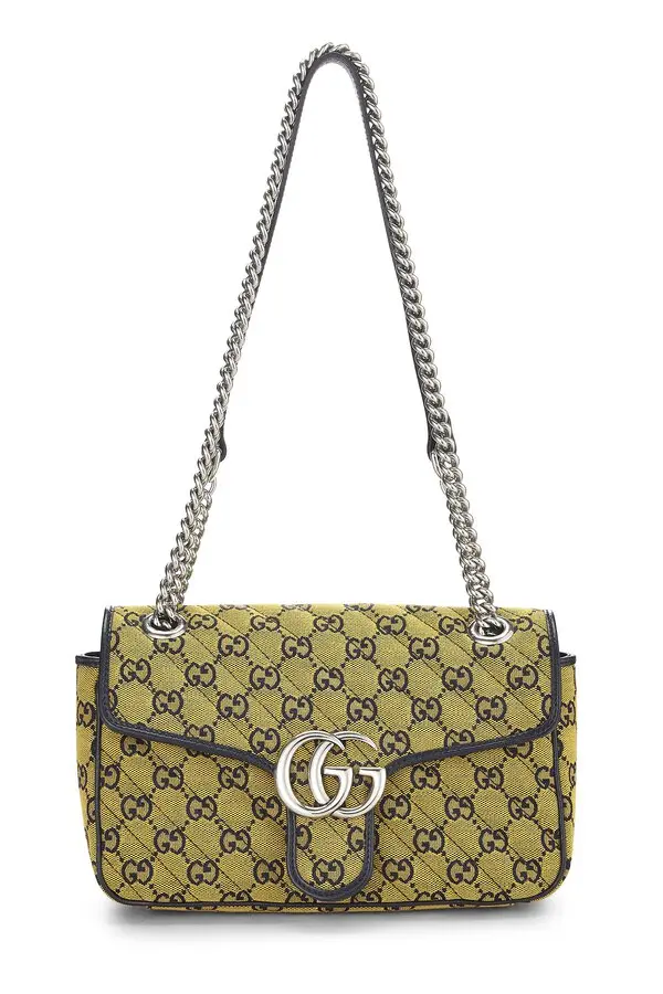 Gucci Gg Canvas Marmont Shoulder Bag