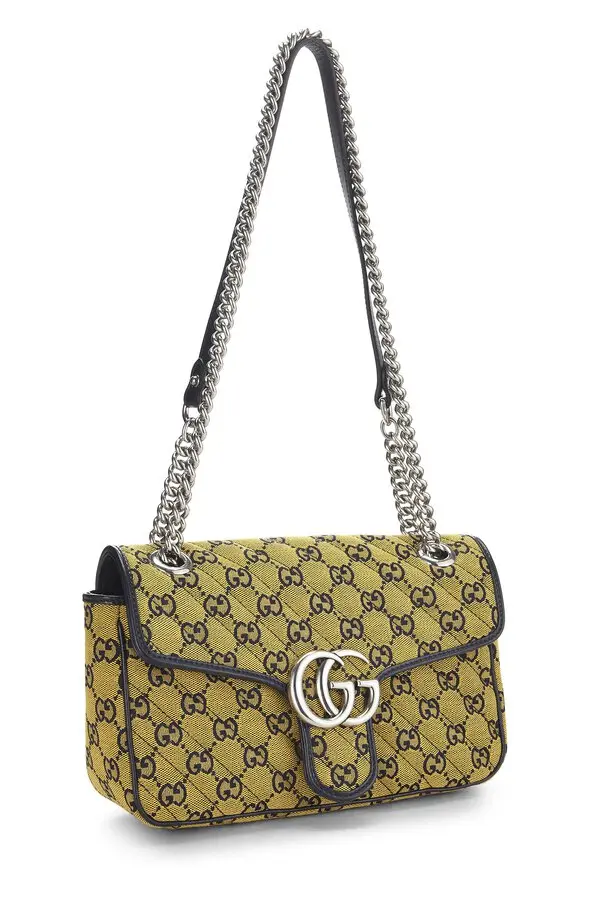 Gucci Gg Canvas Marmont Shoulder Bag