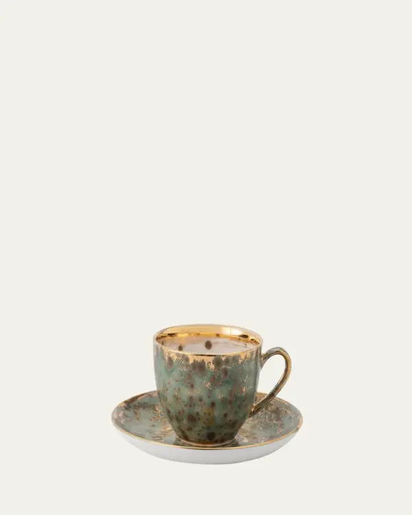 CORALLA MAIURI Villa Borghese Michelangelo Teacup & Saucer