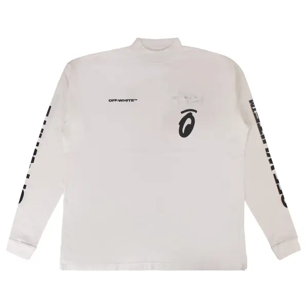 Off-White Split Arrow Mock Neck T-shirt