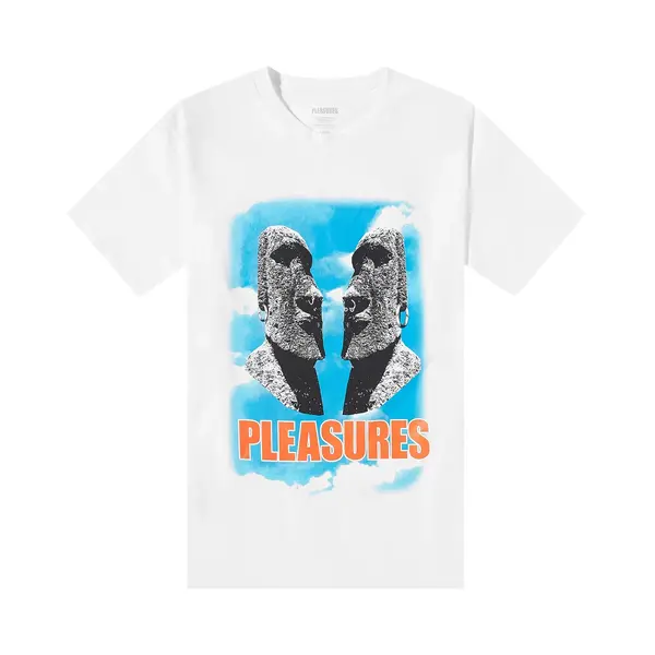 PLEASURES Out Of My Head" Graphic T-shirt - White