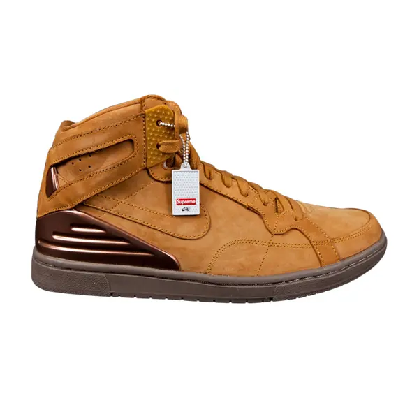 Nike Supreme X Zoom Air 94 Hi Sneakers - Tan