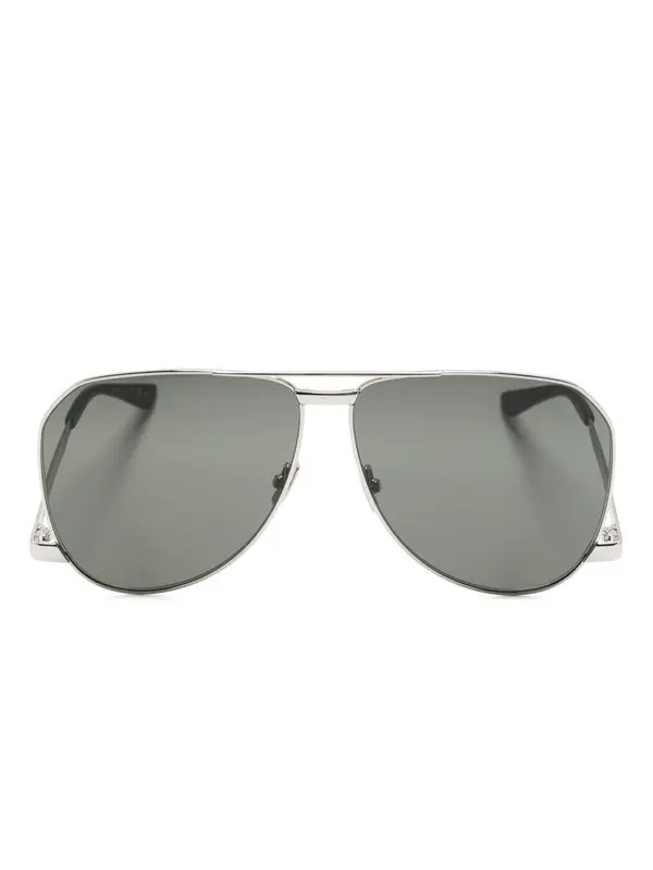 Saint Laurent Sl 690 Aviator Sunglasses - Grey