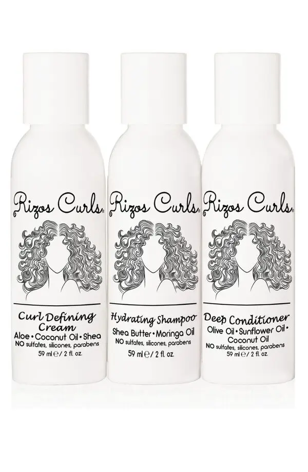 RIZOS CURLS Travel Kit Curl Care Trio $33 Value