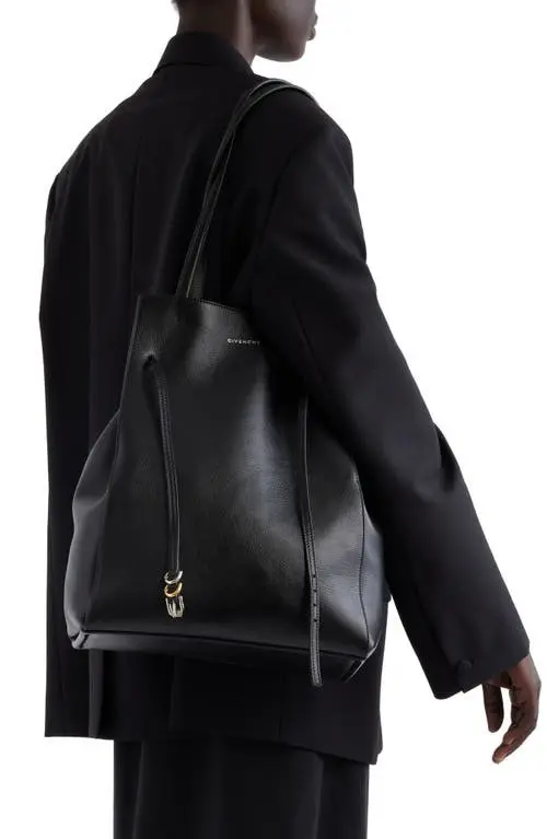 Givenchy Voyou Belted Leather Tote