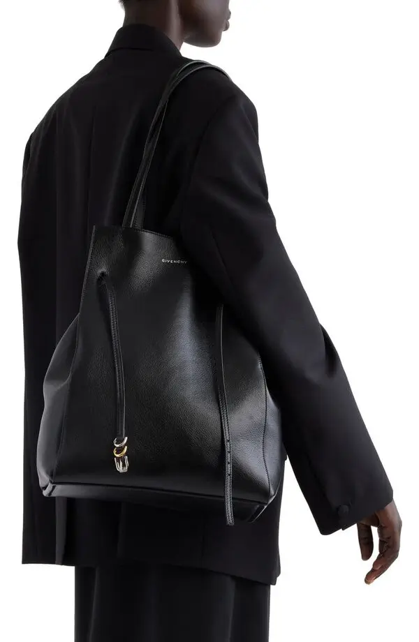 Givenchy Voyou Belted Leather Tote