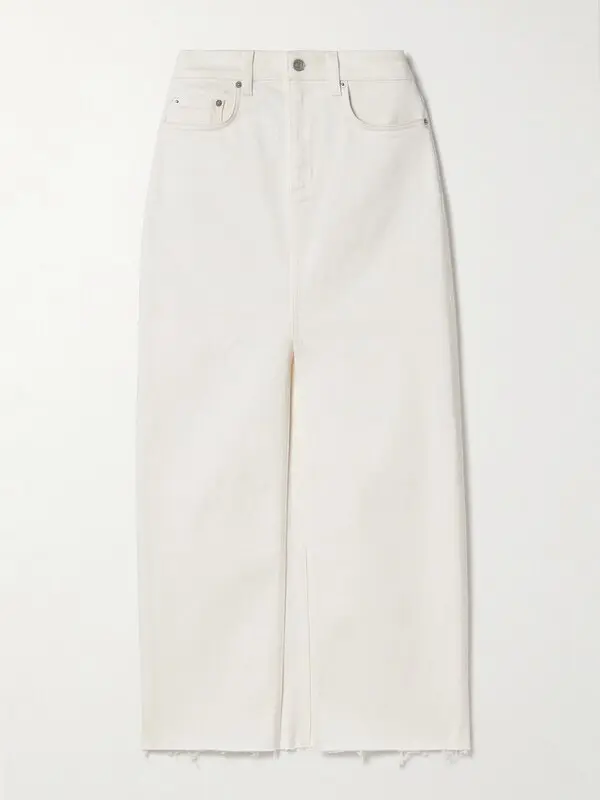 SALON 1884 Net Sustain Orlan Maxi Skirt - Neutrals