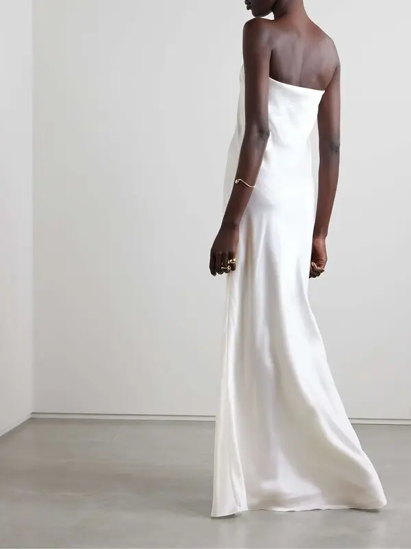 SALON 1884 Net Sustain Linea Silk Gown