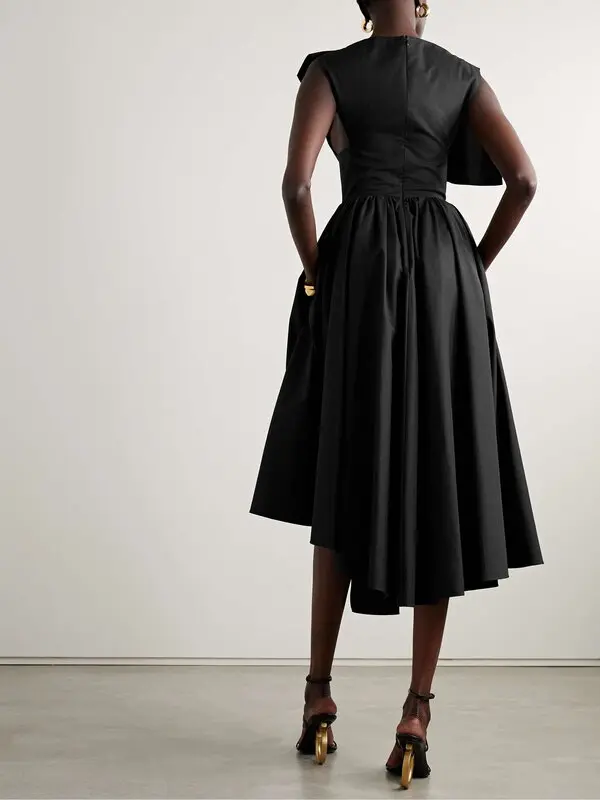 black dress shoes for teens Fancy Rose Comfort is paramount Euro Summer 2023 Size:Child-5 ZW COLLECTION DRAPED MIDI