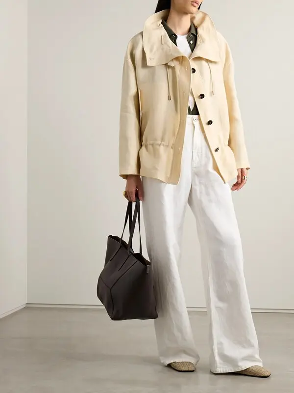 Loro Piana Oversized Linen Jacket