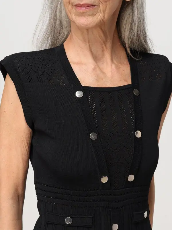 Liu Jo Sleeveless Buttoned Dress