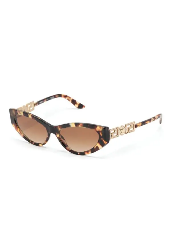 Versace Greca Strass Cat-eye Sunglasses
