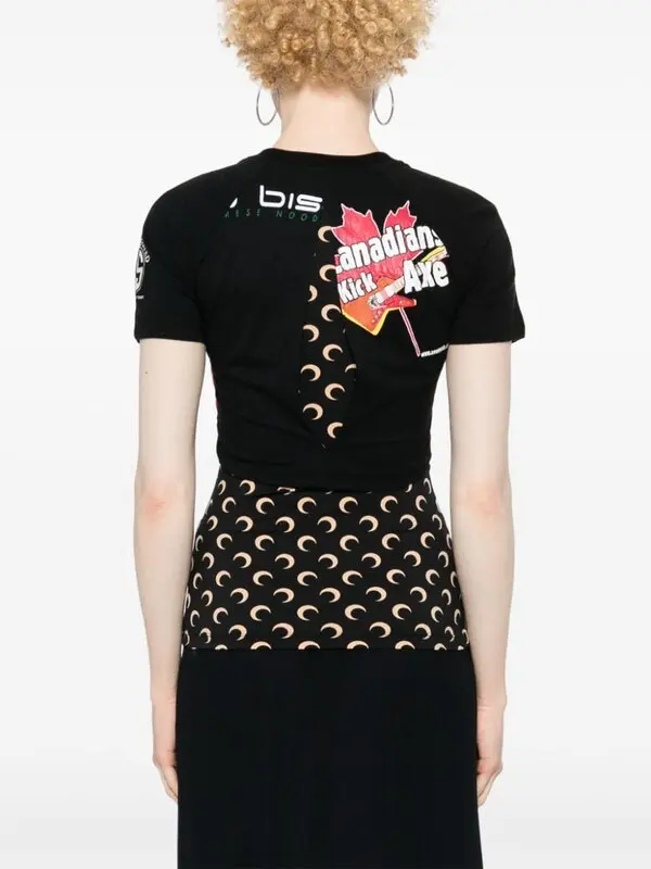 MARINE SERRE Regenerated Layered T-shirt